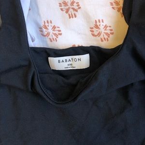 Babaton | Tops | Babaton Black White Contour Squareneck Tanks | Poshmark